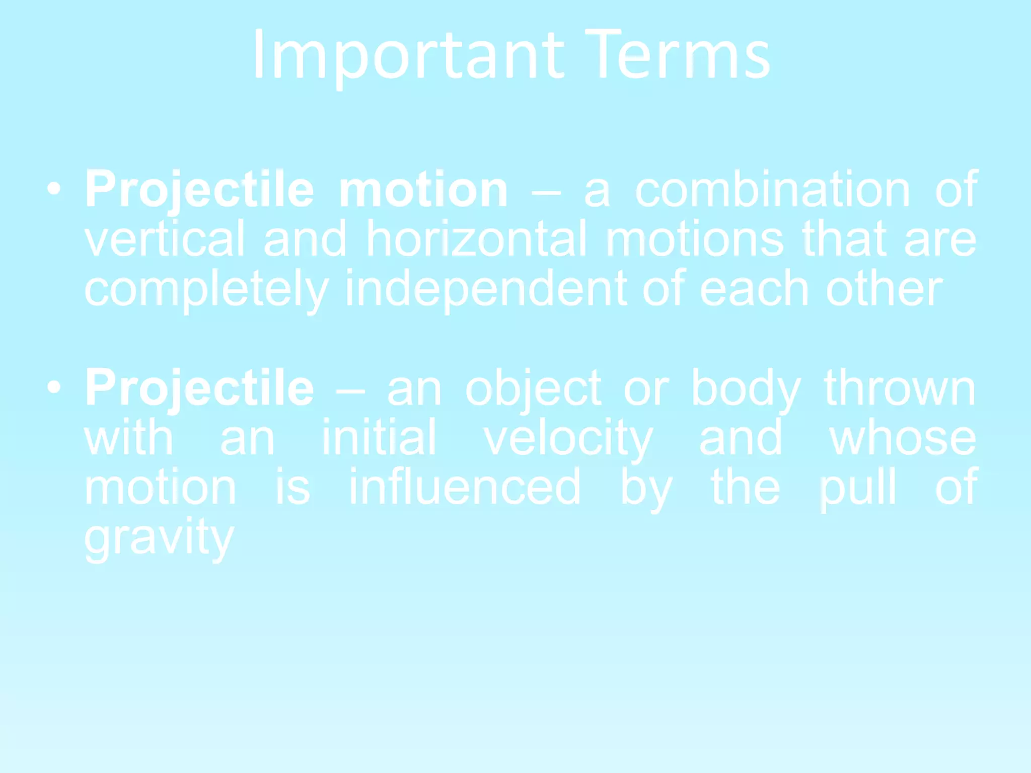 physics project projectile motion | PPTX