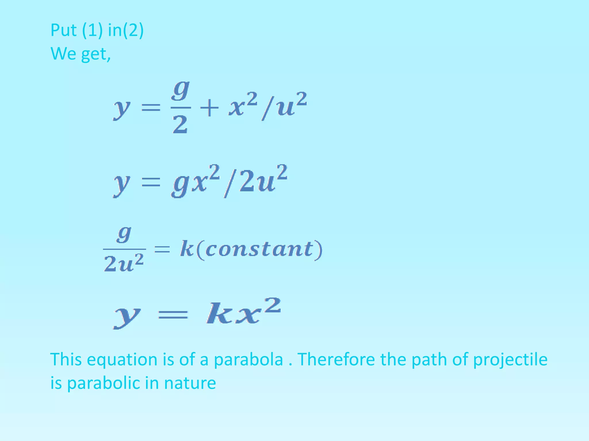 physics project projectile motion | PPTX