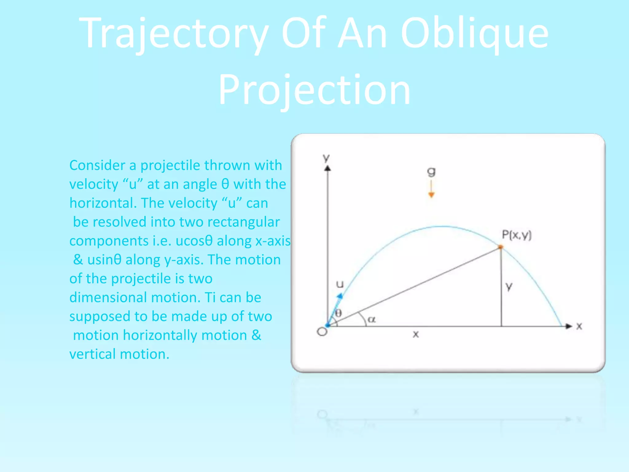physics project projectile motion | PPTX