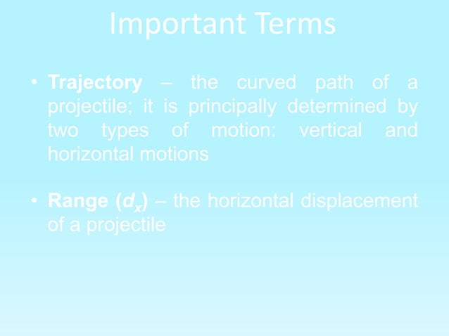 physics project projectile motion | PPTX