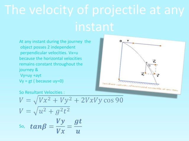 physics project projectile motion | PPTX