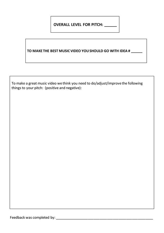 Group pitch assessment | PDF