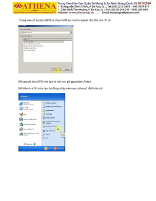 Group policy management | PDF