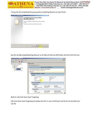 Group policy management | DOCX