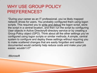 Group policy preferences | PPTX