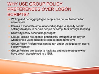 Group policy preferences | PPTX