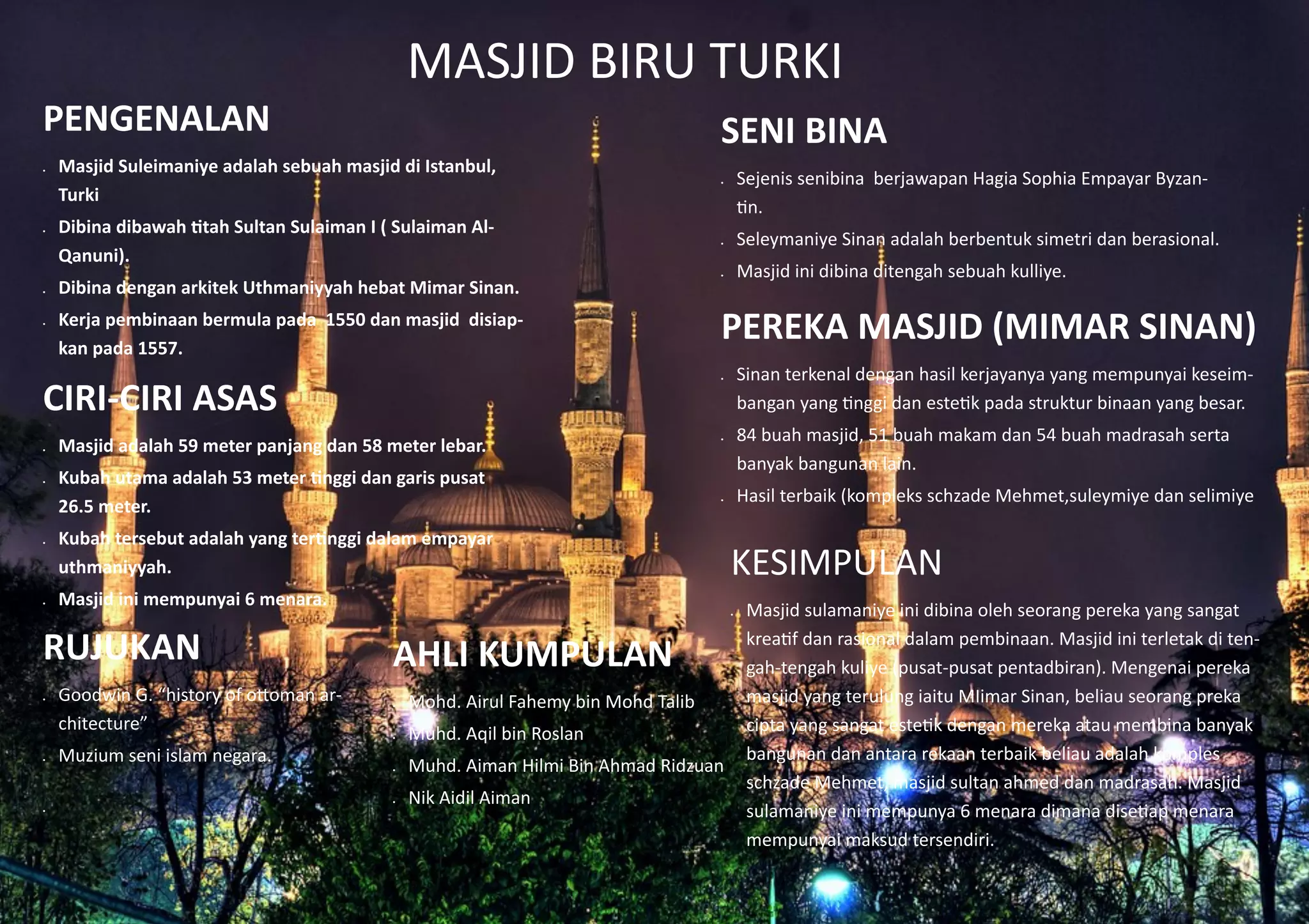 Masjid Biru Turki | PDF