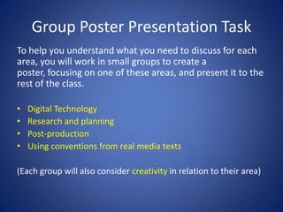 Q1a Group Poster Task | PPT