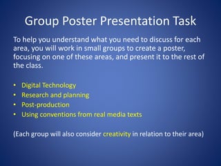 Group poster task 2015 | PPT