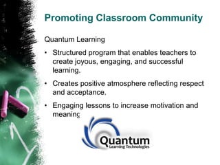 Establishing a Classroom Community | PPTX