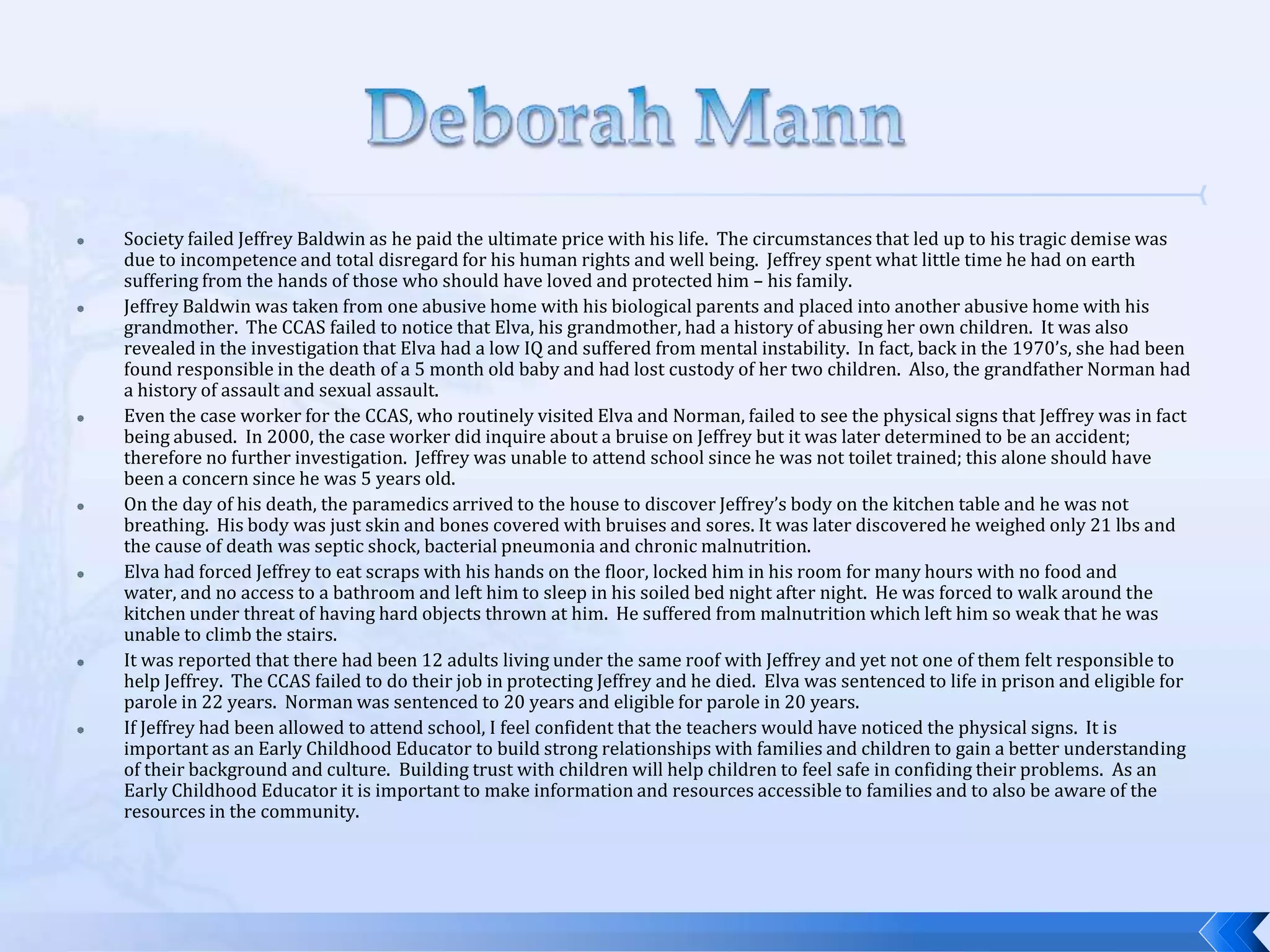 Group powerpoint - Jeffrey Baldwin | PPT