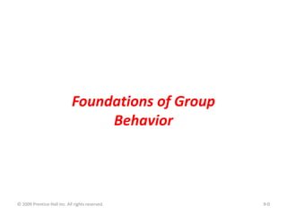 Organizational Behaviour | PPT