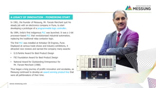 Messung Group: Growing with innovation fo Forty Years | PPT