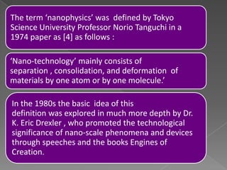 ppt of Phy.(Nanophysics) | PPTX