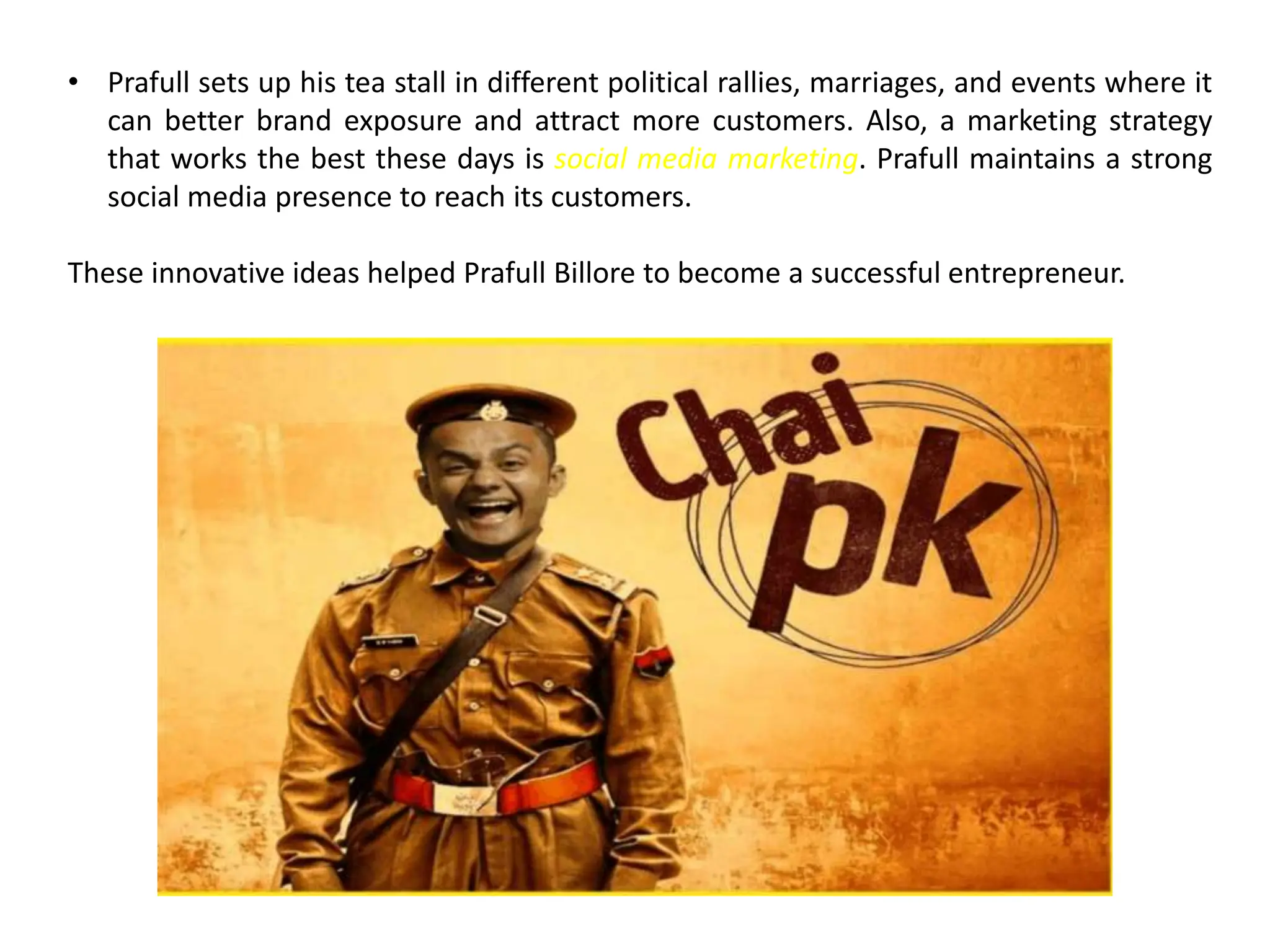 Group PPT on MBA Chai Wala by.pptx created by lalit | PPTX