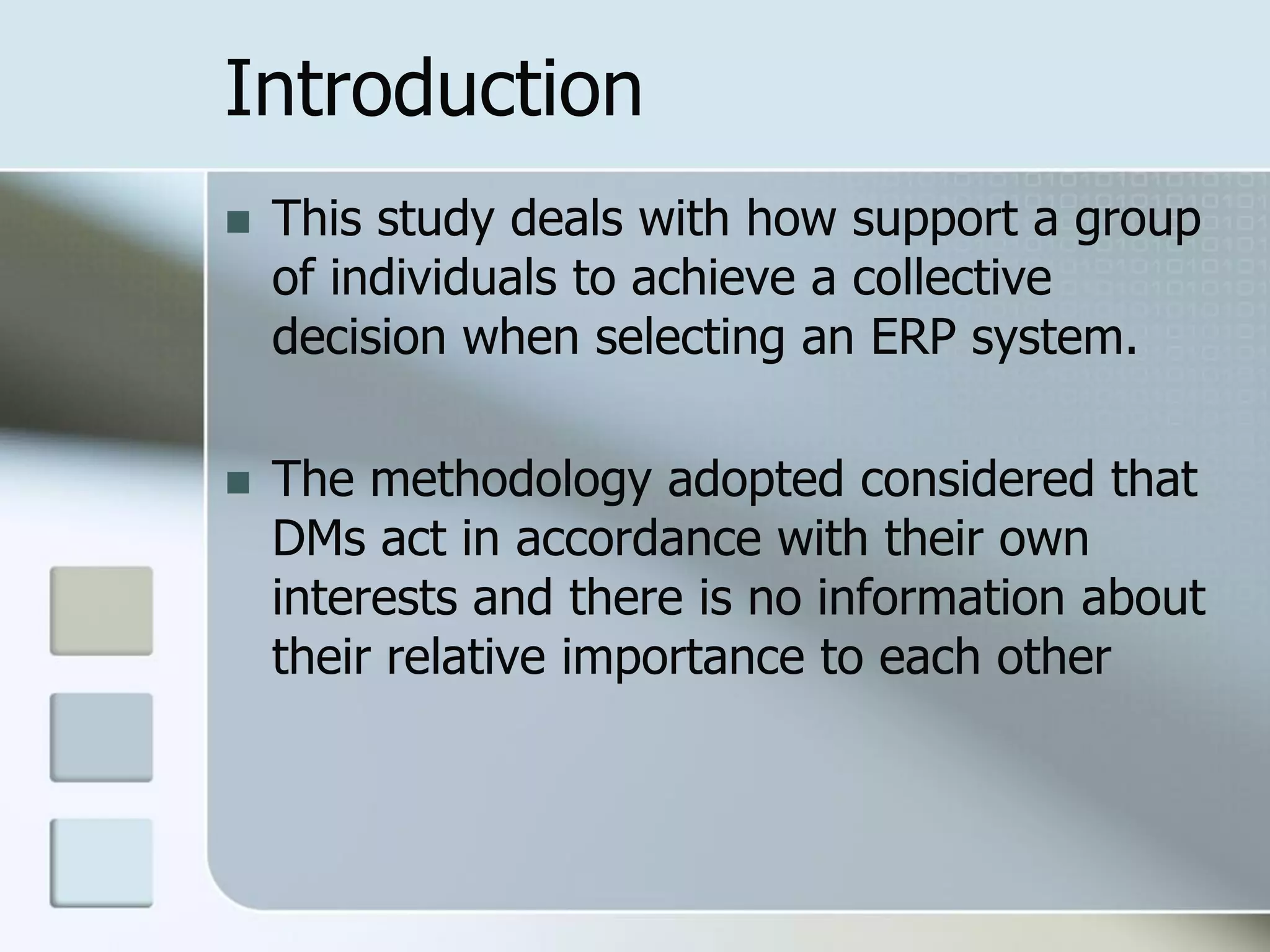 Group preference aggregation based on ELECTRE methods for ERP system selection | PDF
