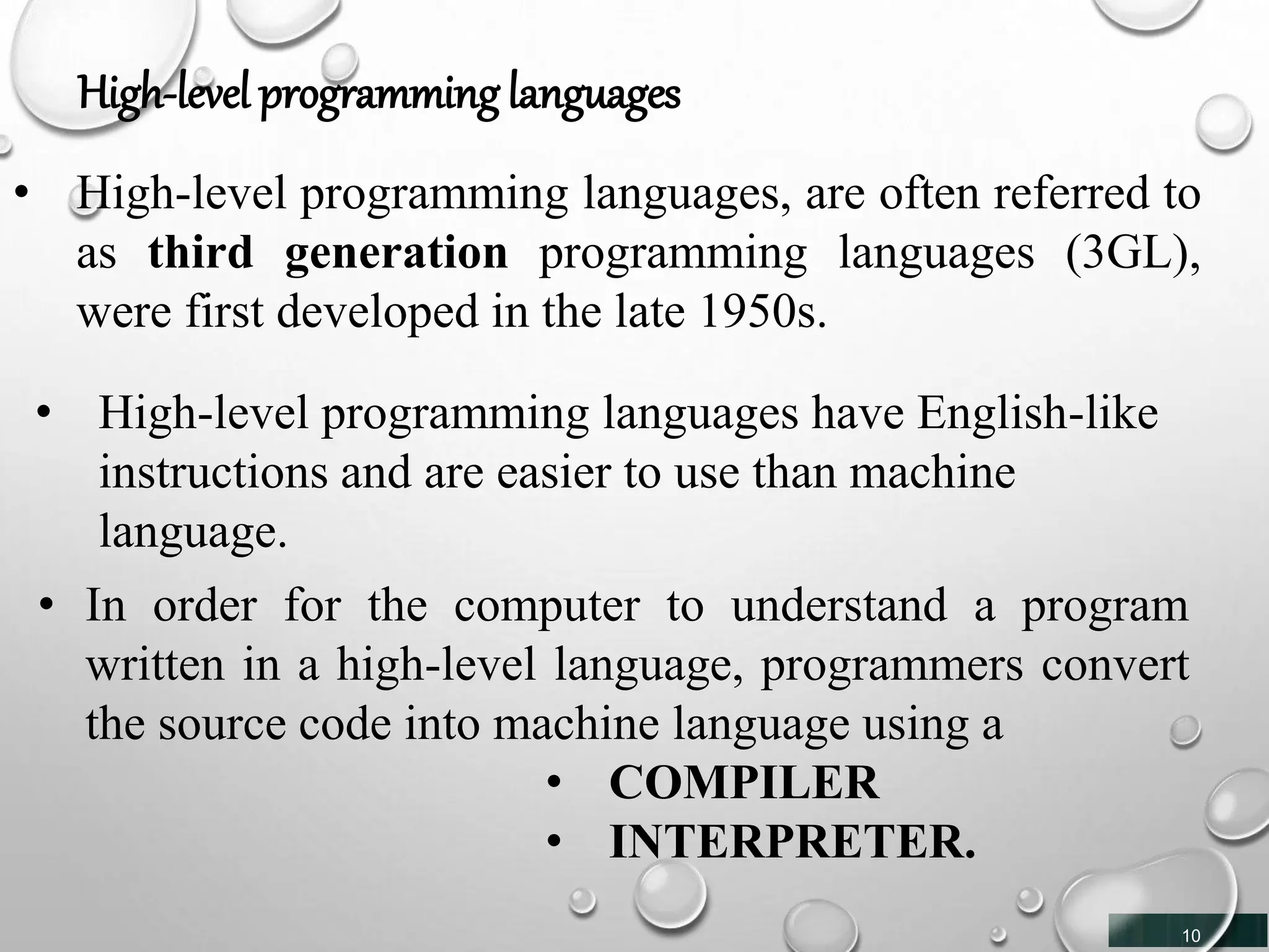 EVALUTION OF COMPUTER LANGAGES | PPT