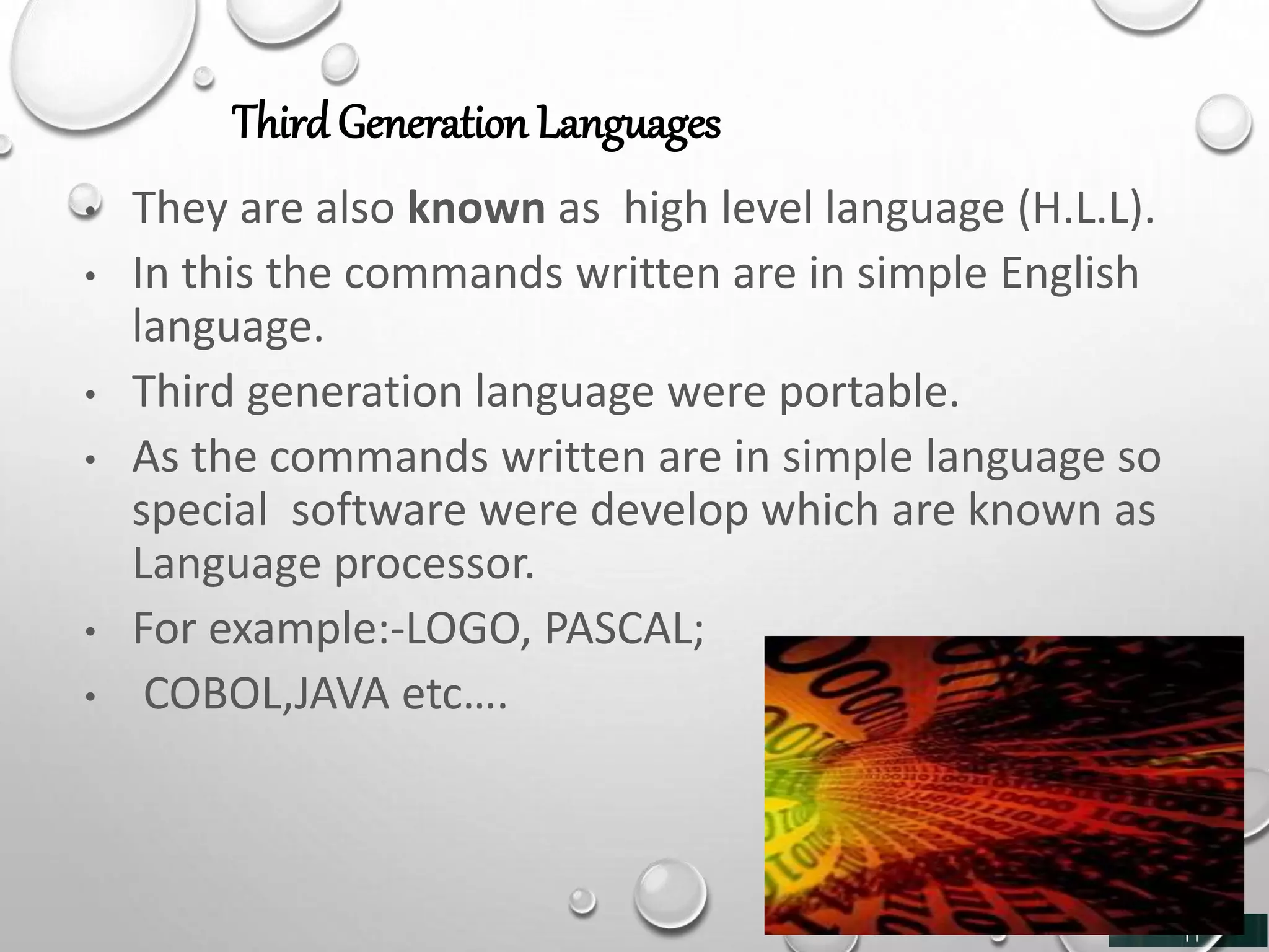 EVALUTION OF COMPUTER LANGAGES | PPT