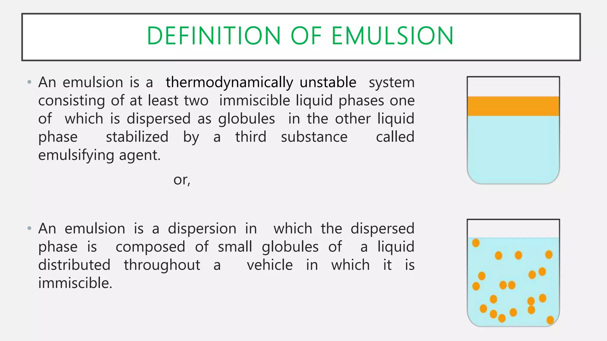 Emulsion and emulsion with new technology | PPTX