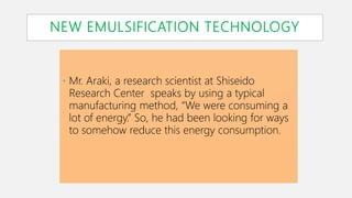 Emulsion and emulsion with new technology | PPTX | Skin and Dermatology ...