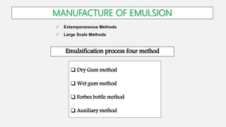 Emulsion and emulsion with new technology | PPTX
