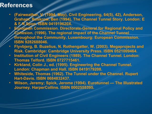 Channel Tunnel | PPT
