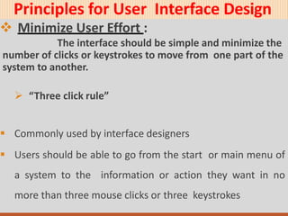 User Interface Design,Principles & process | PPT