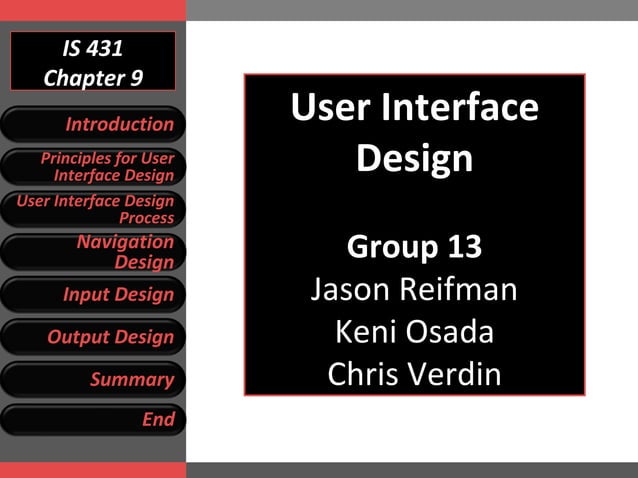 User Interface Design | PPT