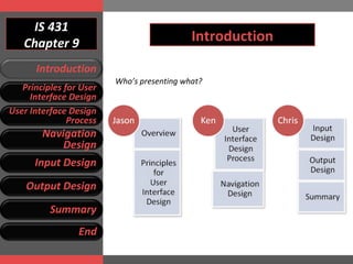 User Interface Design | PPT