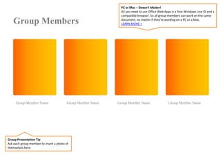 Group presentation | PPTX