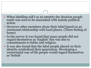 English identity and ethnic diversity in the context of UK ...