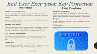 Group presentation for Information Security Class. | PPT