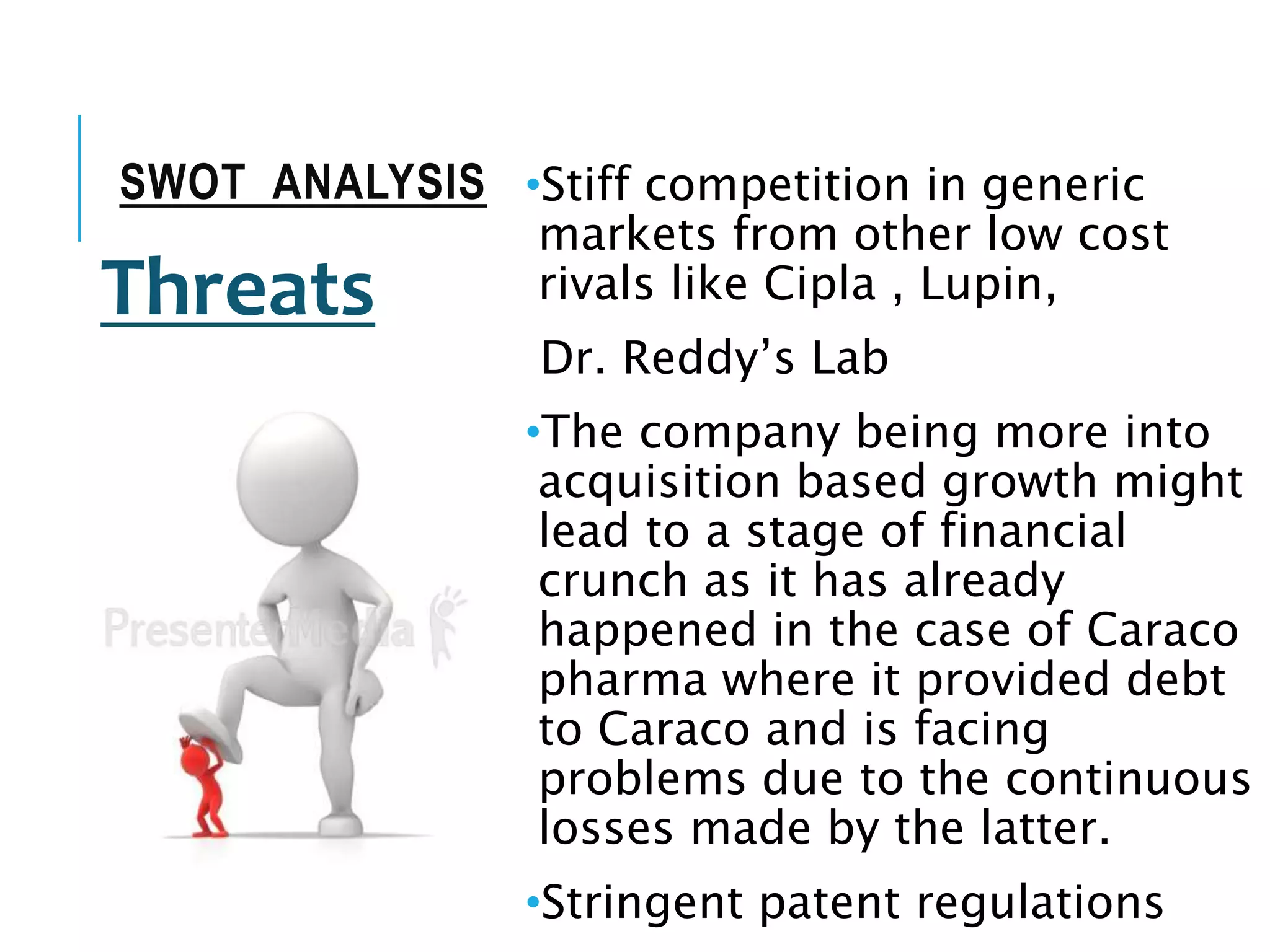 swot of sun pharma | PPTX