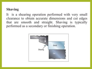 cutting operation manufacturing process | PPTX | Shaving | Personal Care