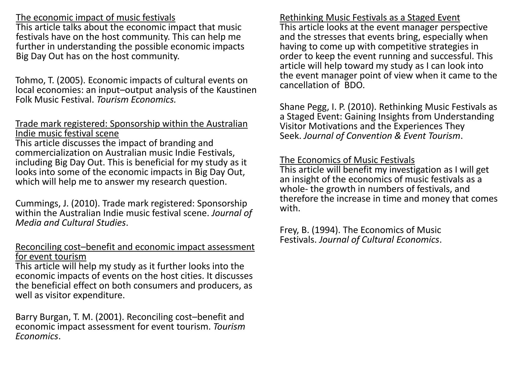 Group presentation EVNT | PPT