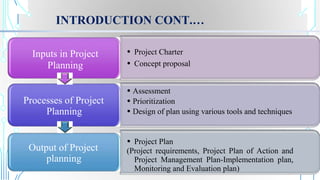 Project planning and planning process | PPT