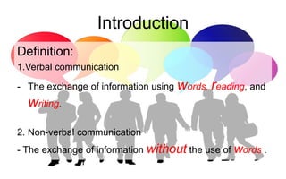 Verbal and Nonverbal Language | PPTX