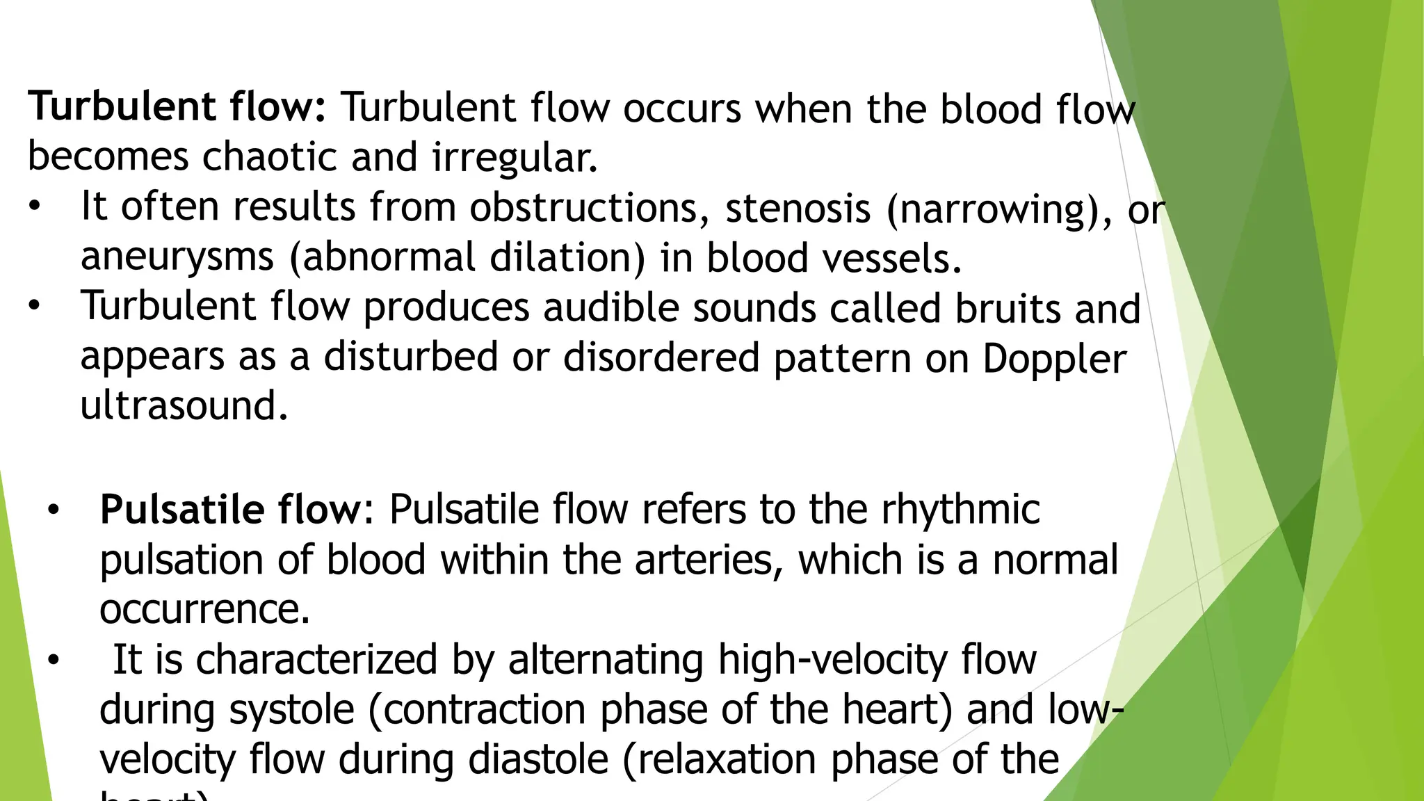 Basic Blood flow types found in blood vessels.pptx