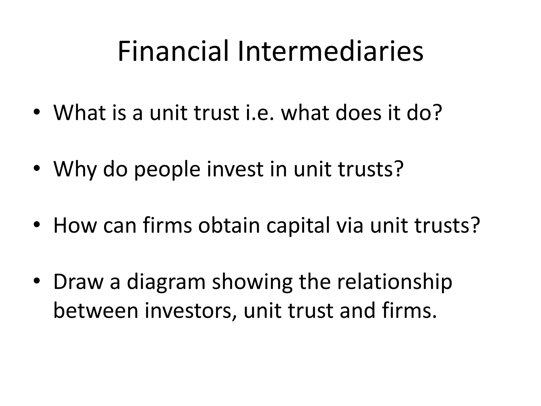 Presentation 3 - Financial Intermediaries | PPT