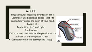Information and communication technology. Input devices | PPT