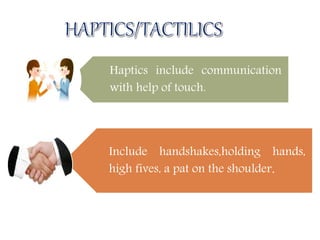 Group presentation on Nonverbal Communication | PPTX