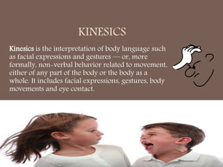 Nonverbal communication | PPTX