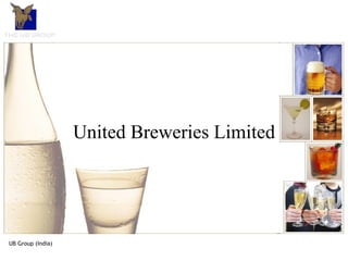 Group Presentation On UNITED BREWARIES LTD | PPT
