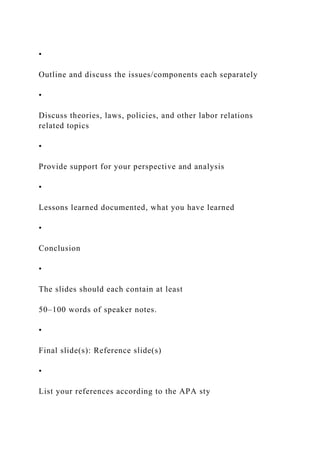 Group Presentation Outline•Slide 1 Title slide•.docx
