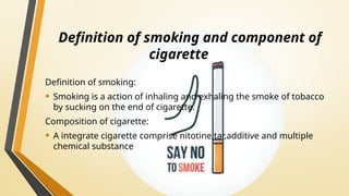 The impact of smoking on academic achievement | PPTX