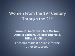 Group presentation significant women | PPT