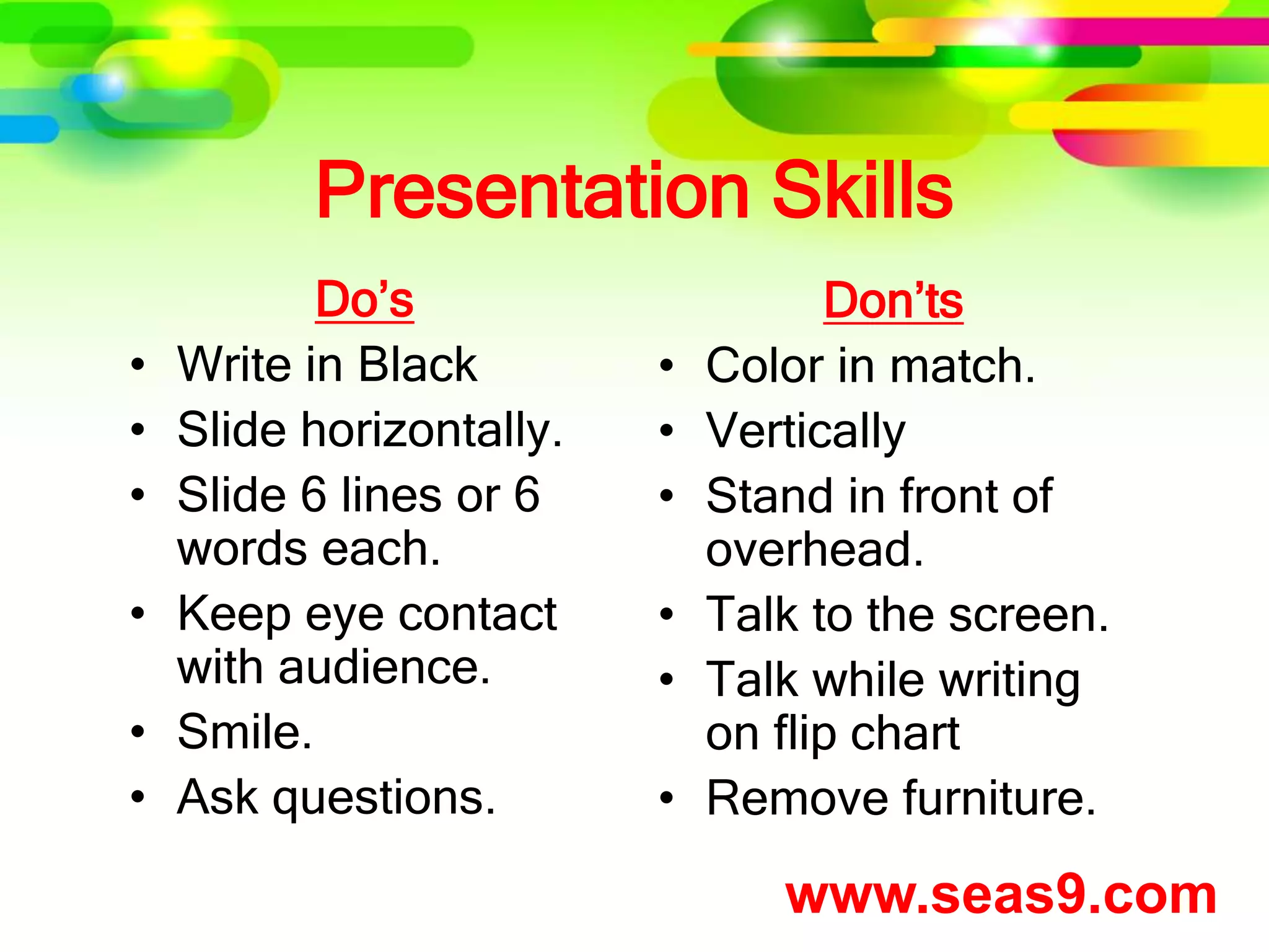 Group Presentation Skills | PPTX
