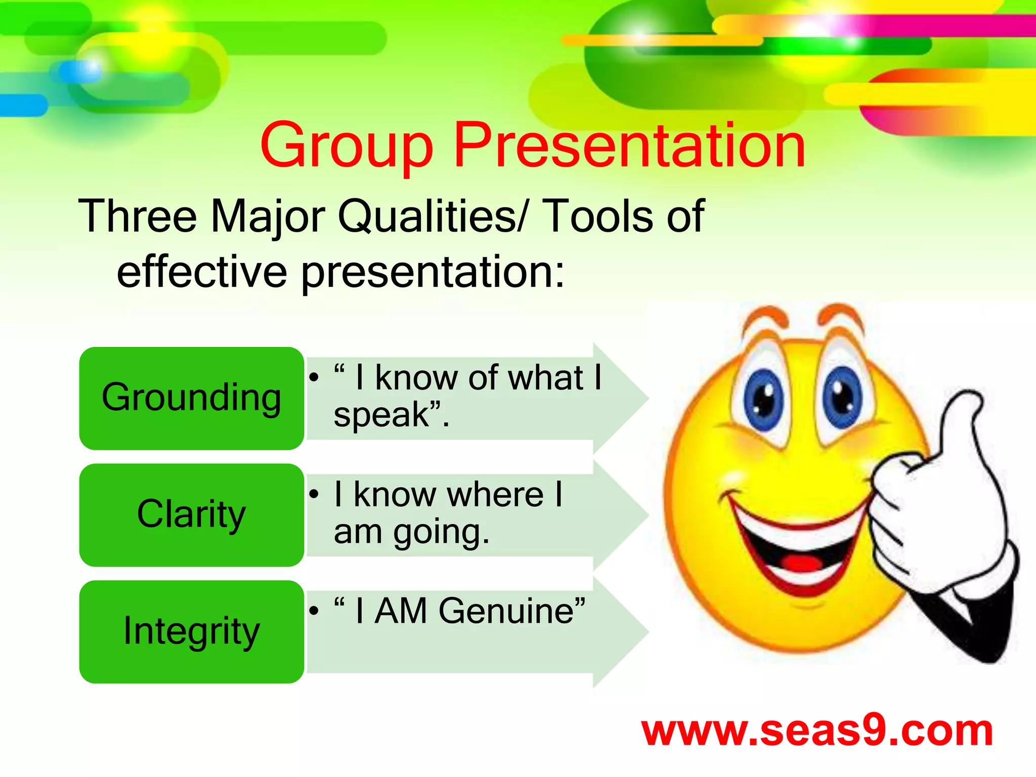 Group Presentation Skills | PPTX