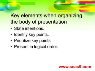 Group Presentation Skills | PPTX