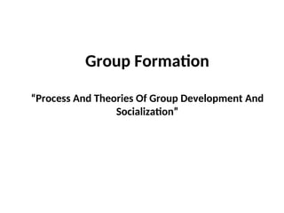 group process.ppt - Group Dynamics - chapter 2 | PPT
